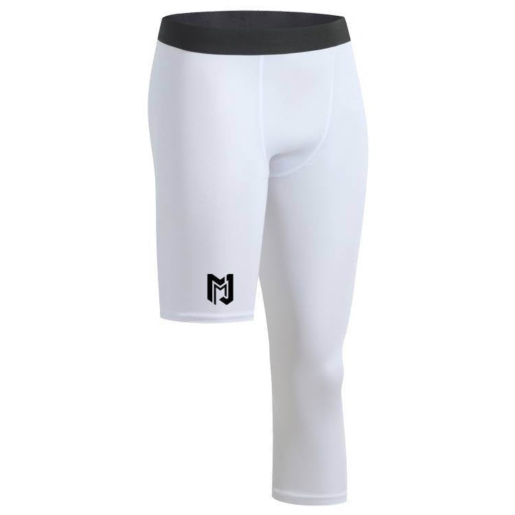 White Compression Leg Sleeve – MJM Hoops